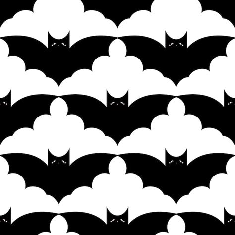 Premium Vector Cute Cartoon Bat Pattern