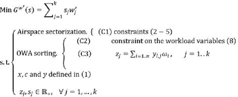 Owa Cp Model For Equitable Airspace Sectorization Download Scientific Diagram
