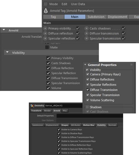 Backdoor Arnold Setting Visibility Arnold Support Corner