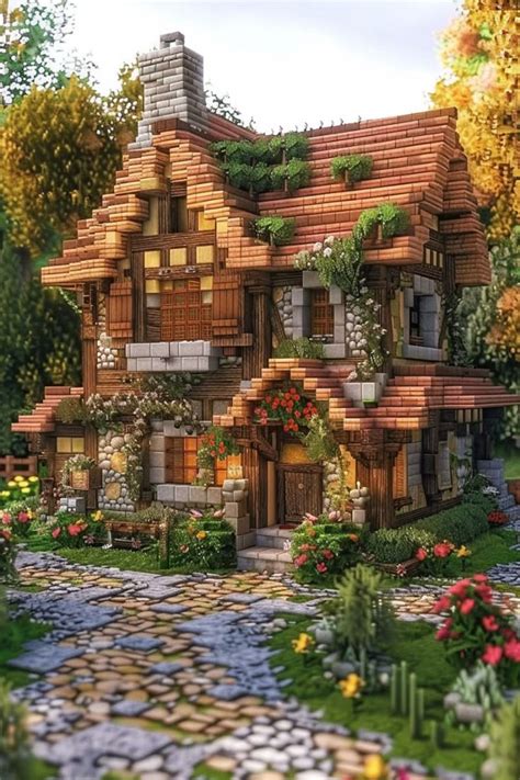 Minecraft House Ideas Cottage Tutorial Small In 2024 Minecraft Houses Minecraft Cottage Cute