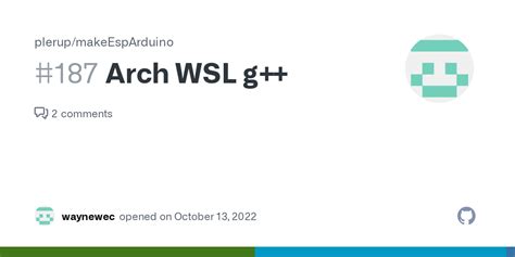 Arch Wsl G Issue Plerup Makeesparduino Github