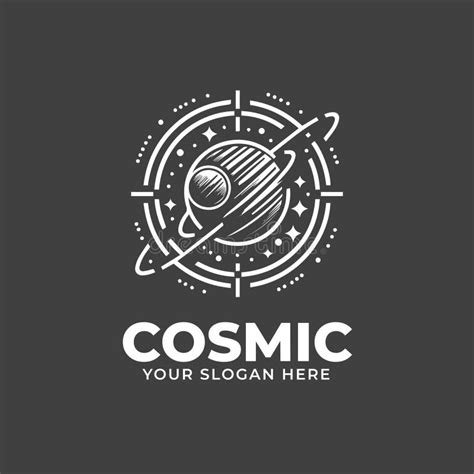 Monochrome Space Shuttle Logo Design 5 Stock Vector Illustration Of