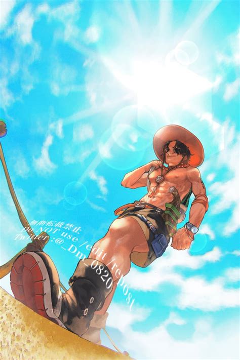 Portgas D Ace One Piece Drawn By Dm Danbooru