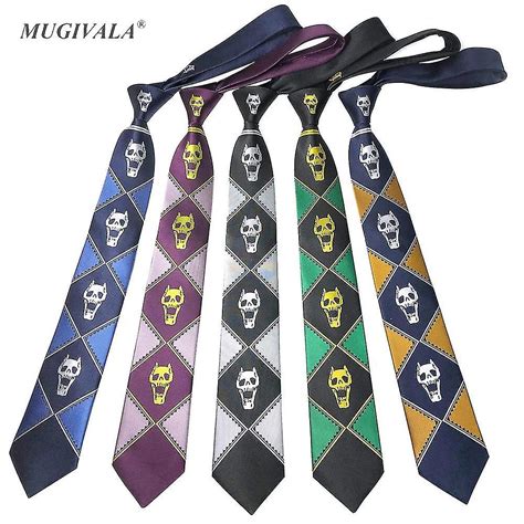 Anime Jojos Bizarre Adventure Kira Yoshikage Cosplay Tie Killer Queen