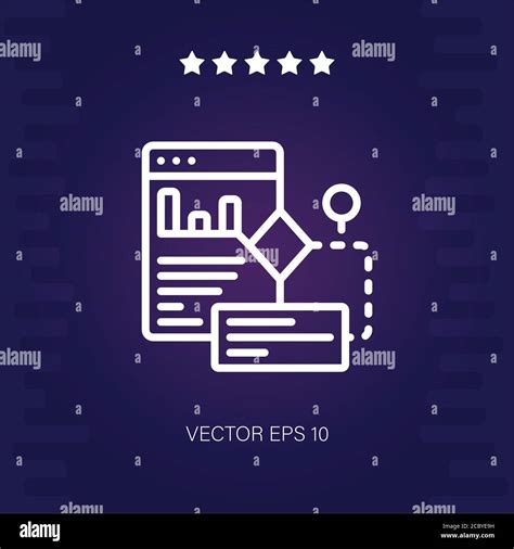 Algorithm Vector Icon Modern Illustration Stock Vector Image And Art Alamy