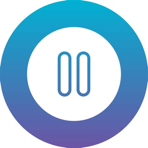 일시 중지 버튼 아이콘 Generic Gradient Fill Freepik