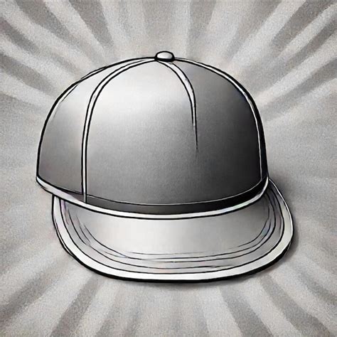 A Silver Cap With A Silver Band And A Silver Band Premium Ai Generated Image