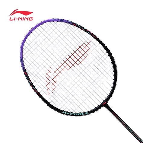 Li Ning Axforce 9 Badminton Racquet Black Purple Ayps077 1 Shopee Malaysia