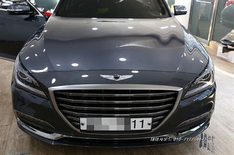 제네시스 G80차량 아이나비x1큐브네비게이션 매립시공 네이버 블로그