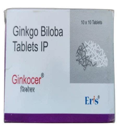 Ginkgo Ginkocer Biloba Tablet Ip 10x10 Tablets At ₹ 240box In New Delhi