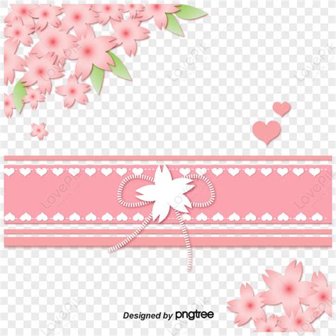 하트 모양의 반지 꽃 청첩장핑크분홍색핑크 꽃 Png 일러스트 무료 다운로드 Lovepik