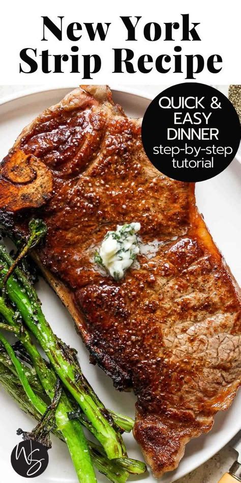 New York Strip The Wooden Skillet Recipe Ny Strip Steak Recipes