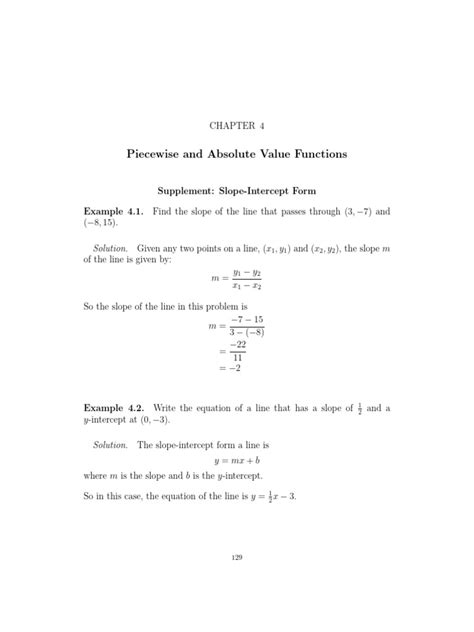 algebra 2 piecewise and absolute value functions pdf function mathematics slope