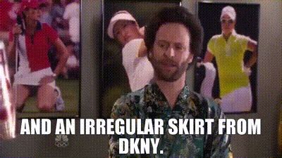 Yarn And An Irregular Skirt From Dkny Parks And Recreation 2009