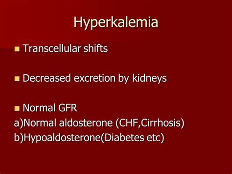 Electrolyte Disturbances Ppt Video Online Download