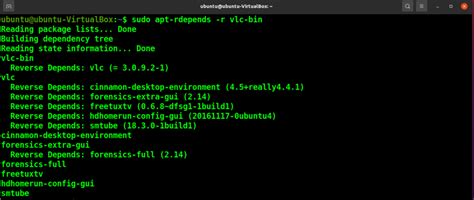 how to check deb package dependencies in ubuntu