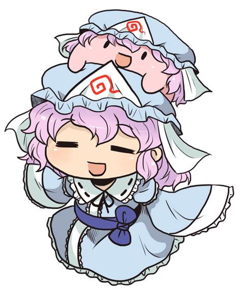 Saigyouji Yuyuko And Kirby Touhou And 1 More Drawn By Totohitori
