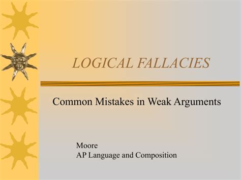Logical Fallacies Intro