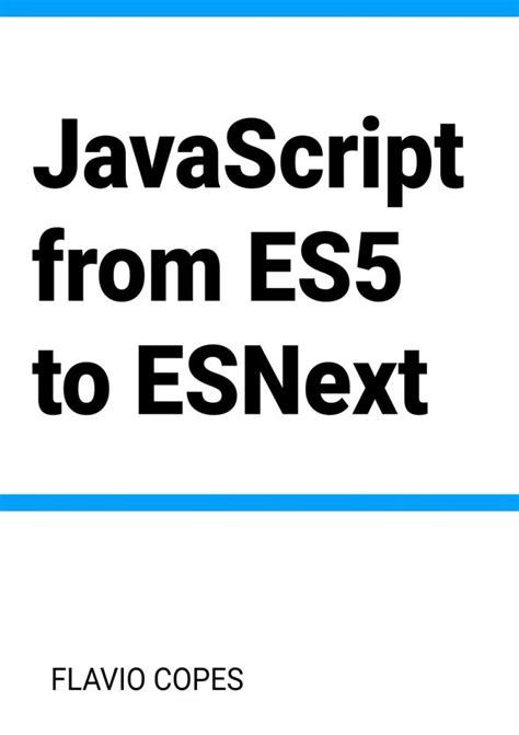 javascript from es5 to esnext pdf free download books