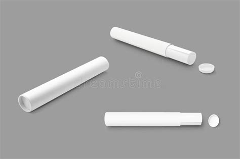Paper Tube Scene Mockup Empty Objects To Place Your Design Cardboard Paper Tube With Paper