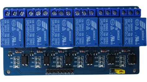Релейний модуль 6 канальний Songle Srd 05vdc Sl C 10a