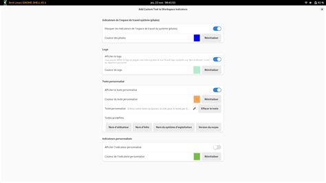 Add Custom Text To Workspace Indicators GNOME Shell Extensions