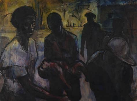 Douglas Pittuck Douglas Pittuck 1911 1993 Framed 20th Century Oil Tragedy For Sale At 1stdibs