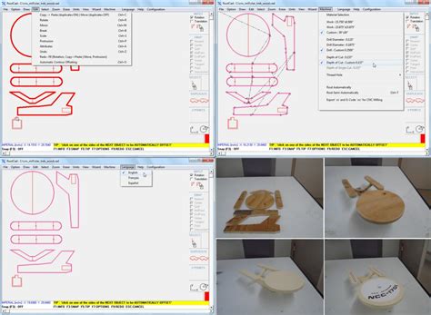 Cad Cam Cnc Mill Software G Code Mach 3 Emc2 Grbl Drufel Fanuc English