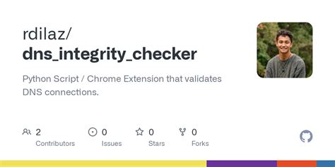 github rdilaz dns integrity checker python script chrome extension that validates dns