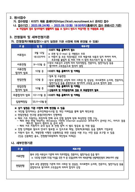 2023년 계약직 연구원ㆍ기술원 채용 기관별 공지사항알림마당 의료기기산업정보 종합정보시스템