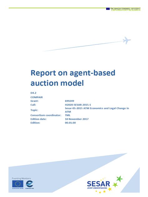 report on agent based pdf agent based model auction