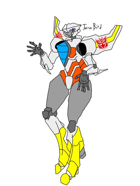 Transformer Terror Bird Colored Original Sketch By Uwholepace4705