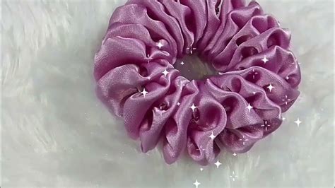Cute Scrunchie With Hand Sewn New Design Diy Scrunchie Handsewing