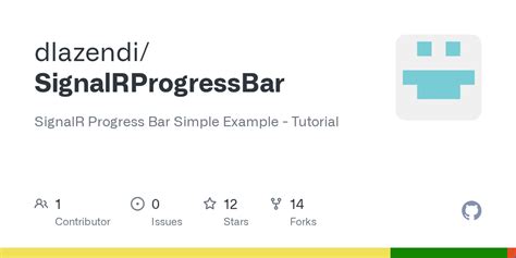 Github Dlazendisignalrprogressbar Signalr Progress Bar Simple Example Tutorial