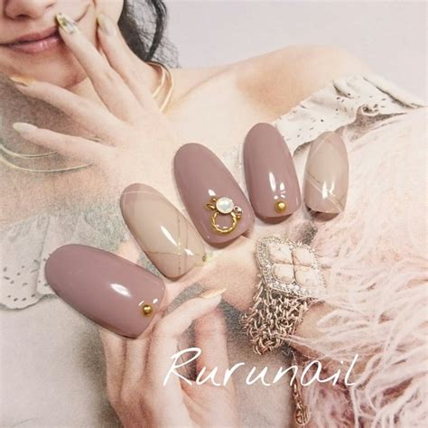 大柄チェックの大人かわいいネイルチップ 302 ネイルチップ通販ruru Nail