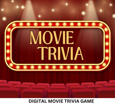 Ultimate Movie Trivia Game Movie Quiz Night Fun Group Activity Powerpoint Quiz 5 Rounds