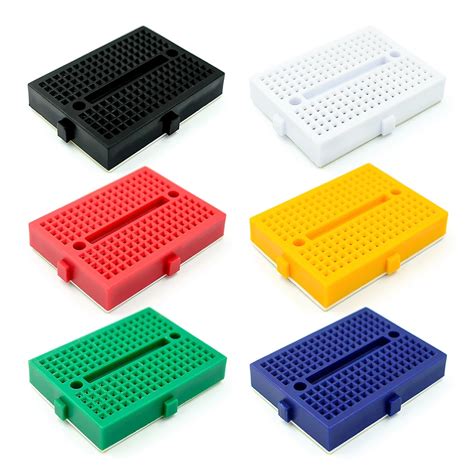 โฟโต์บอร์ด 6 สี บอร์ดทดลอง 170 ช่อง Syb 170 Mini Breadboard Solderless Pcb Bread Board Prototype