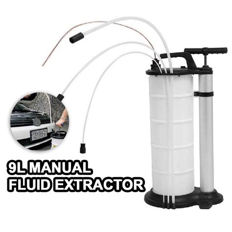9l Manual And Pneumatic Vacuum Fluid Engine Oil Fluid Extractor Transfer