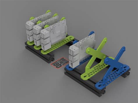 Raspberry Pi 3 4 5 2020 Profile Vertical Stand By Basementlab Makerworld