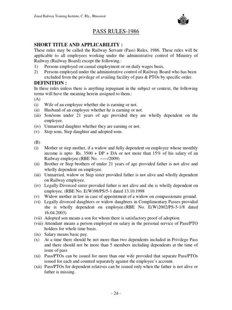 Pass Rule Pdf Employment