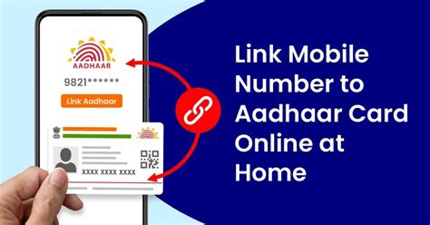 Fastest Way To Link Mobile Number With Aadhar Online Official Process