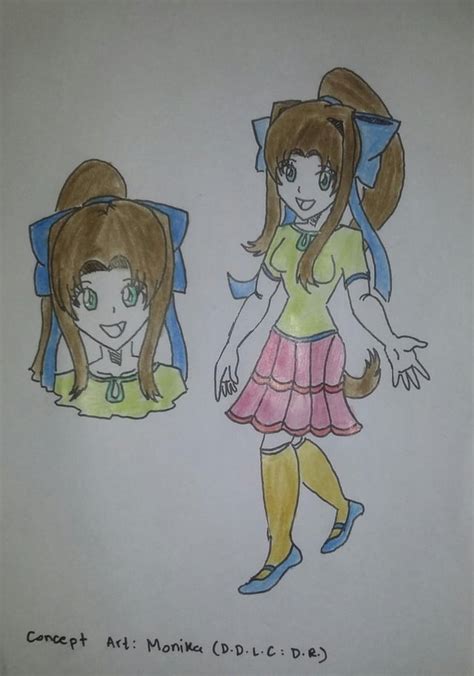 Ddlc Dr Concept Art Monika Ddlc