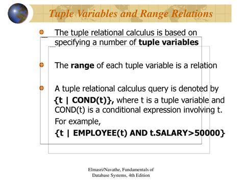 Elmasrinavathe Fundamentals Of Database Systems 4th Edition Ppt