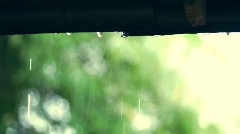 Rain Falling On Roof Stock Video Footage Royalty Free Rain Falling On