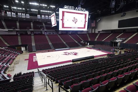 Reed Arena Floor Takes On New Look