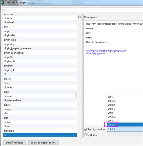 Pycharm安装第三方库时报错 Make sure that you use the correct version of pip installed for your Python