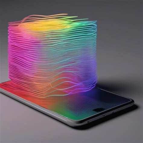 Electromagnetic Field Canvas Visualizing Physics In 3d Color Premium