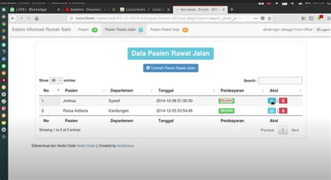 Source Code Sistem Informasi Rumah Sakit Berbasis Web