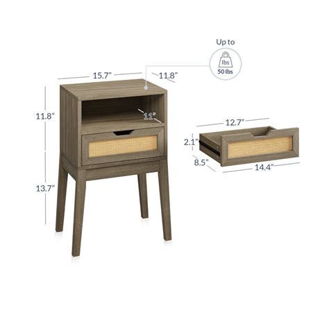 Ebern Designs Lashuna End Table With Storage And Reviews Wayfair