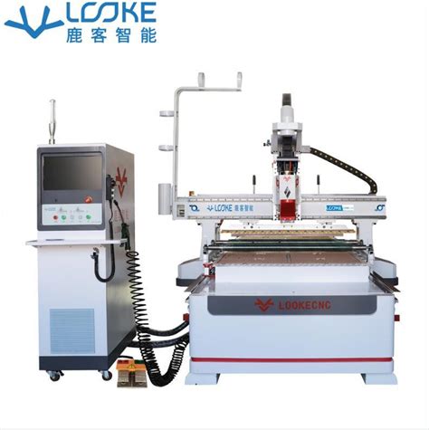 Automatic Linear Tool Changer Loading Unloading Table CNC Router Tools Air Cooled